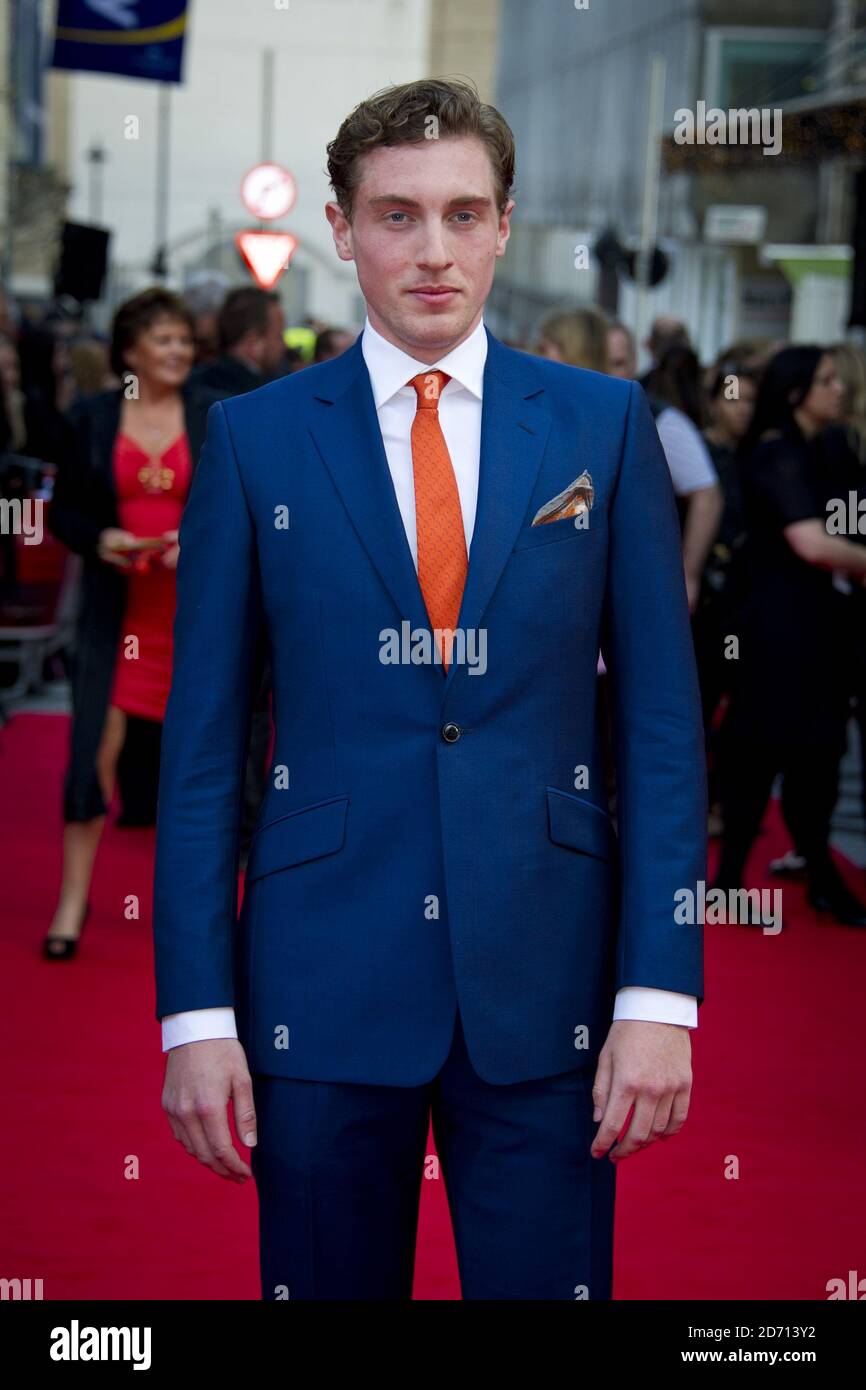 Rory Fleck-Byrne arriving at the premiere of The Quiet Ones, at the ...