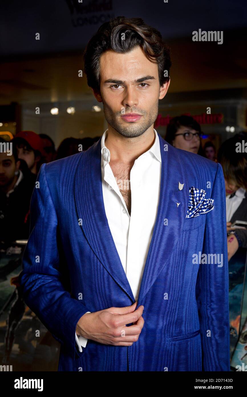Mark-Francis Vandelli attending the premiere of Captain America: The ...
