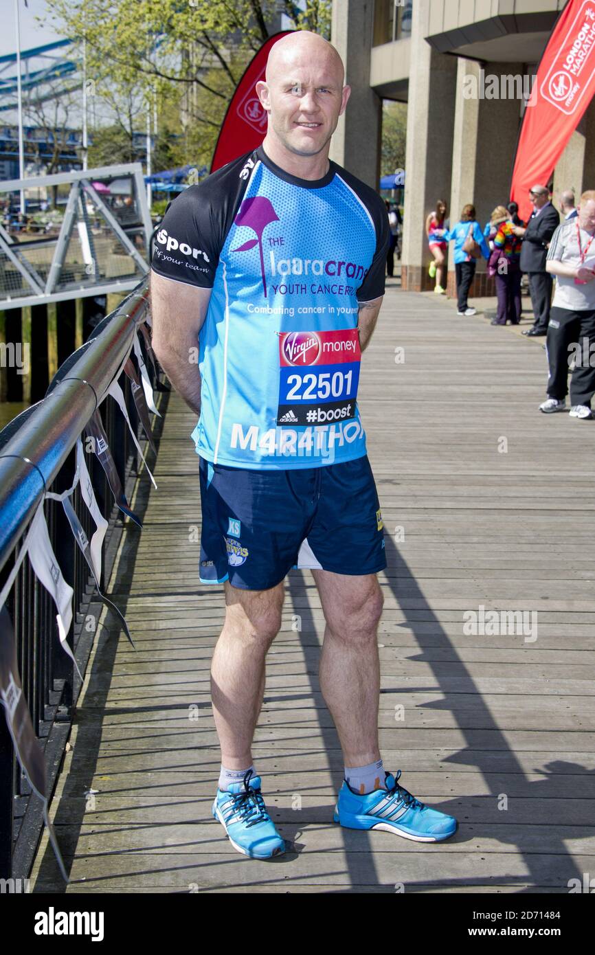 Keith Senior pictured at a photocall ahead of the Virgin London ...