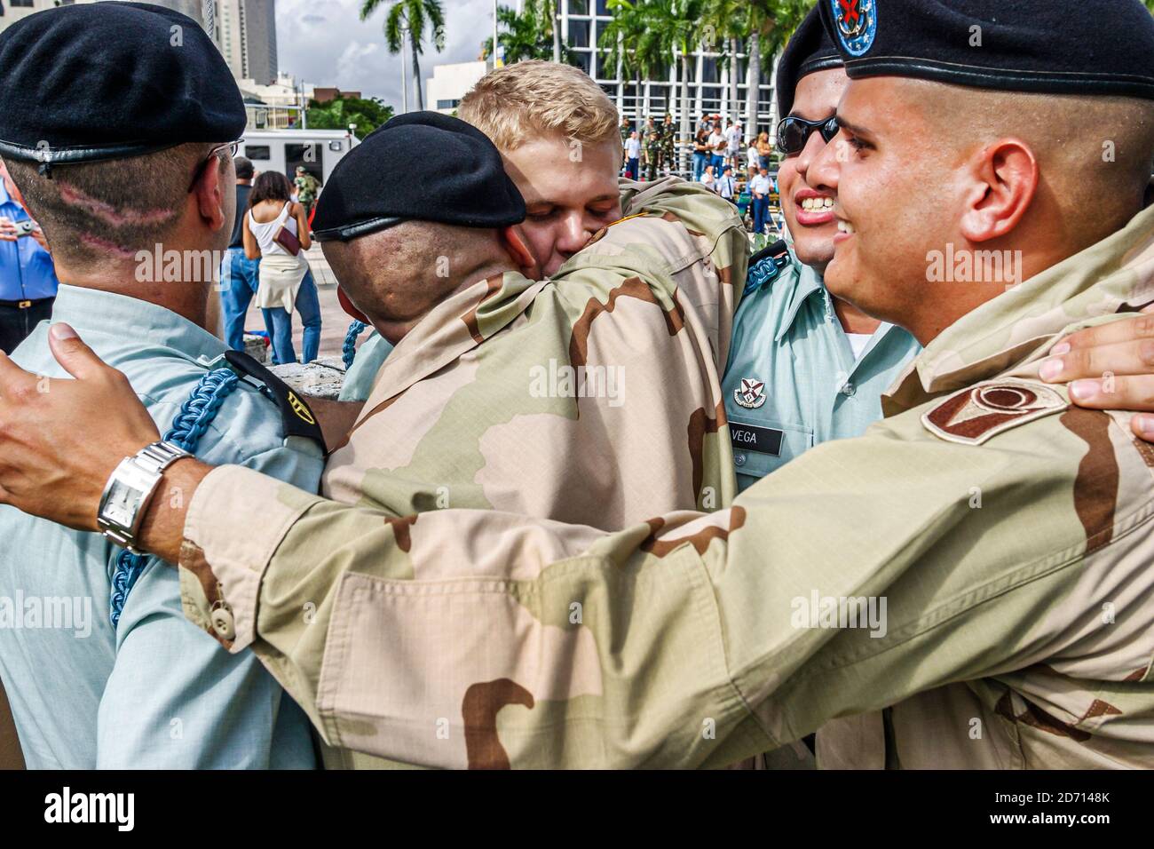 Miami Florida,Biscayne Boulevard Bayfront Park,Veterans Day Parade ...