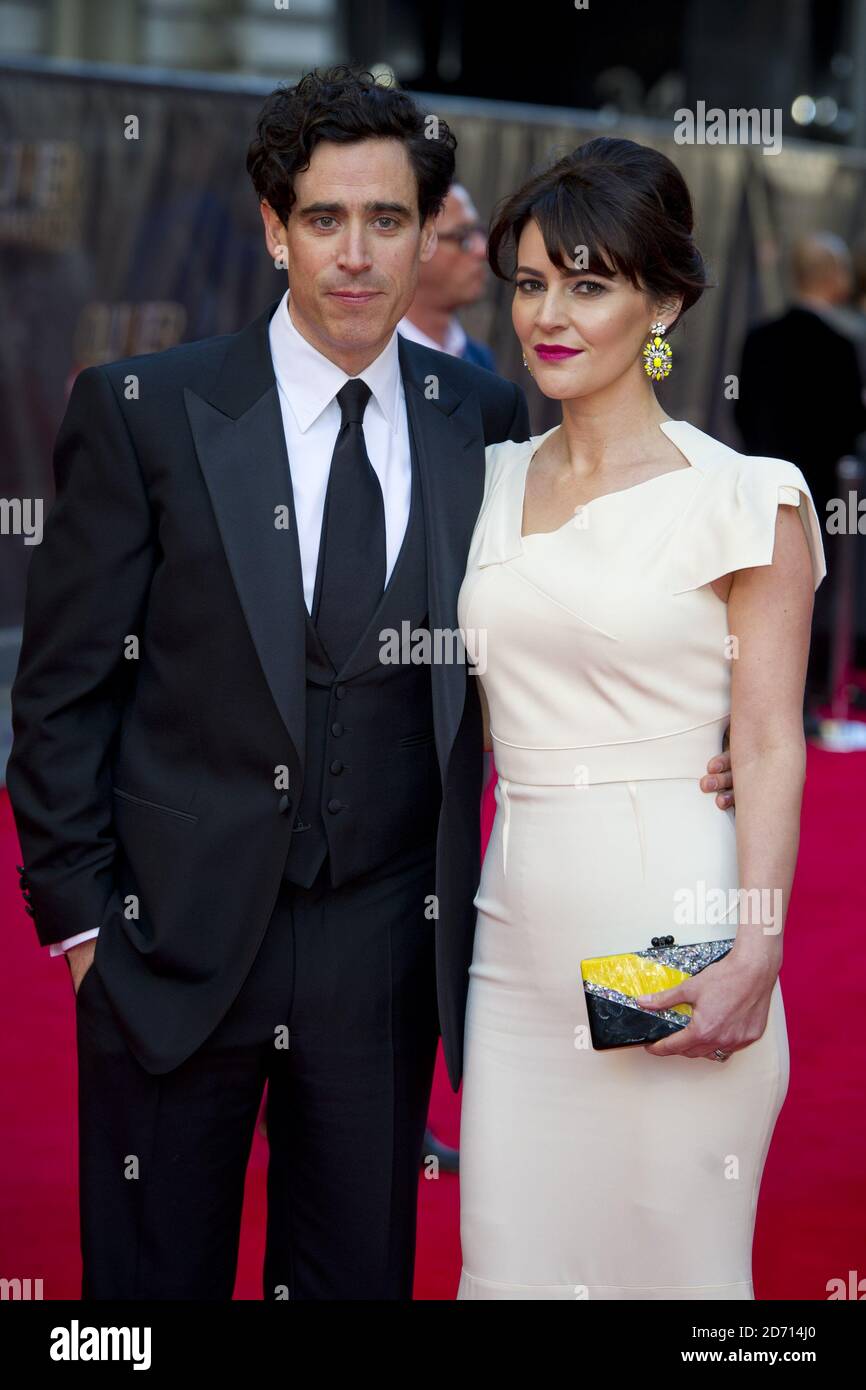 Stephen Mangan And Louise Delamere Attending The Olivier Awards Held