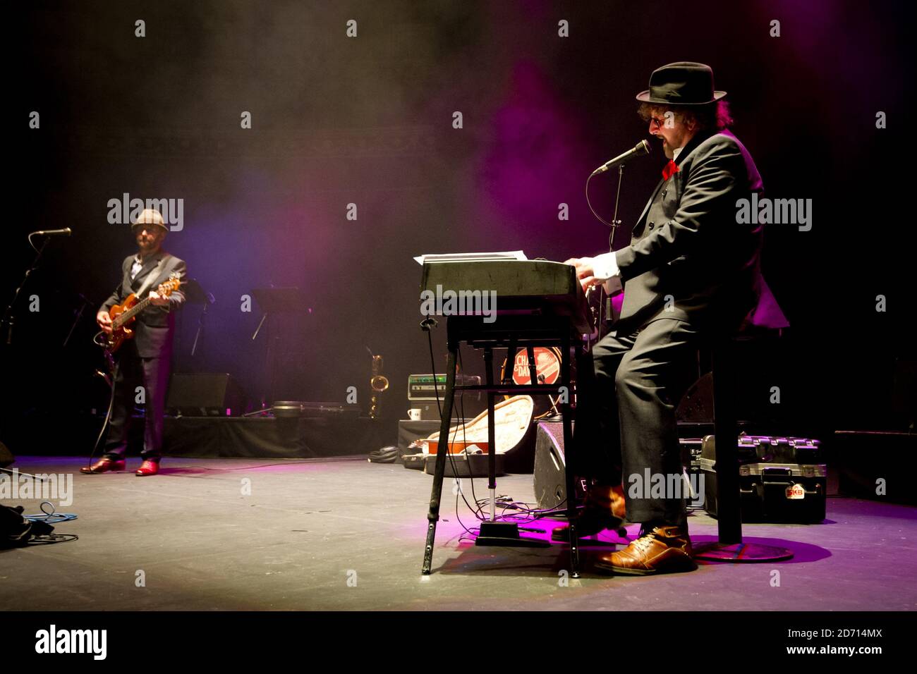 Chas and Dave performing at the Royal Albert Hall in west London Stock ...