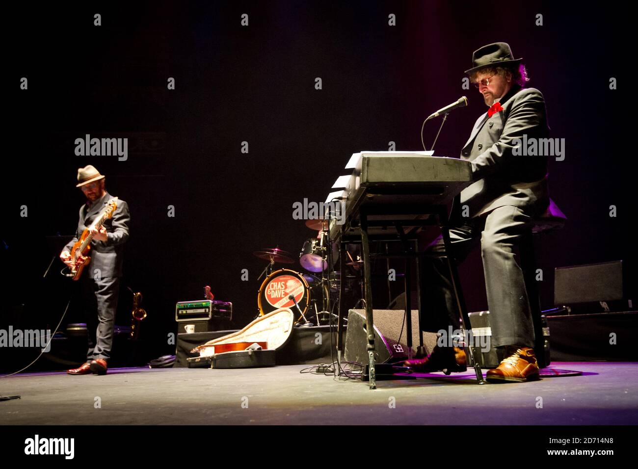 Chas and Dave performing at the Royal Albert Hall in west London Stock ...