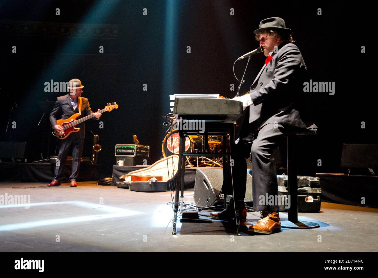 Chas and Dave performing at the Royal Albert Hall in west London Stock ...