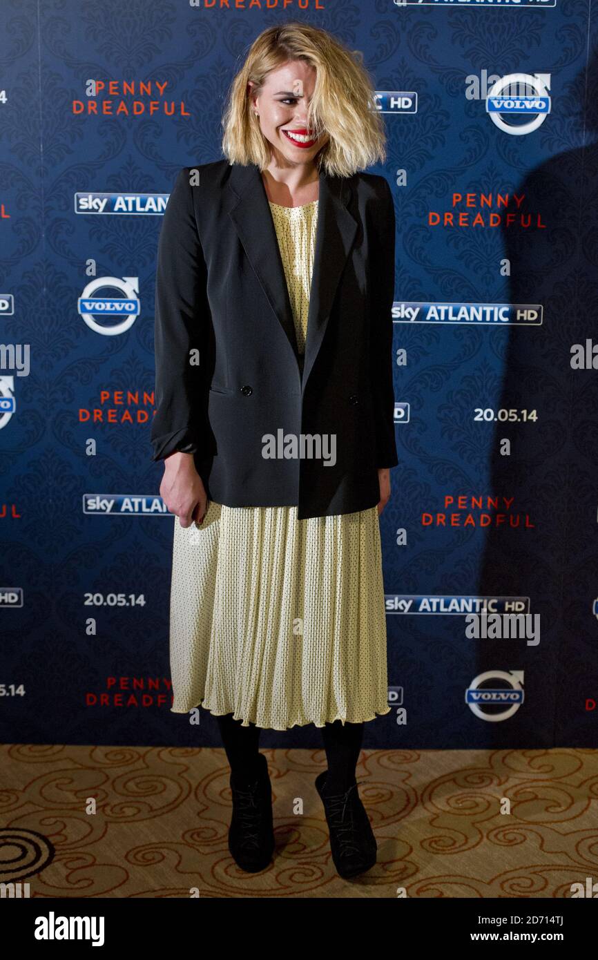 Billie Piper attending a photocall for the launch of Penny Dreadful, on ...