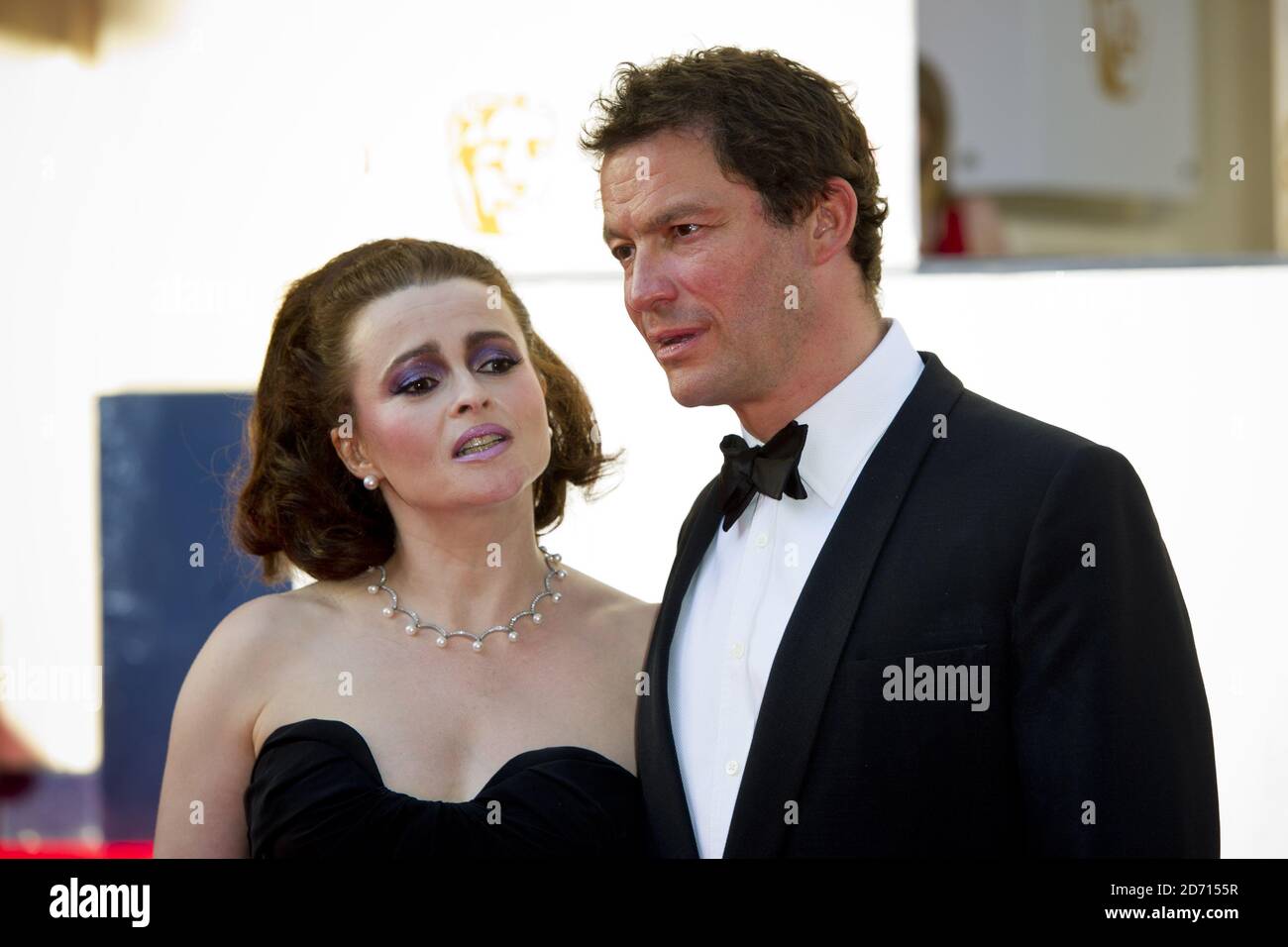 Helena Bonham Carter and Dominic West arriving for the 2014 Arqiva ...