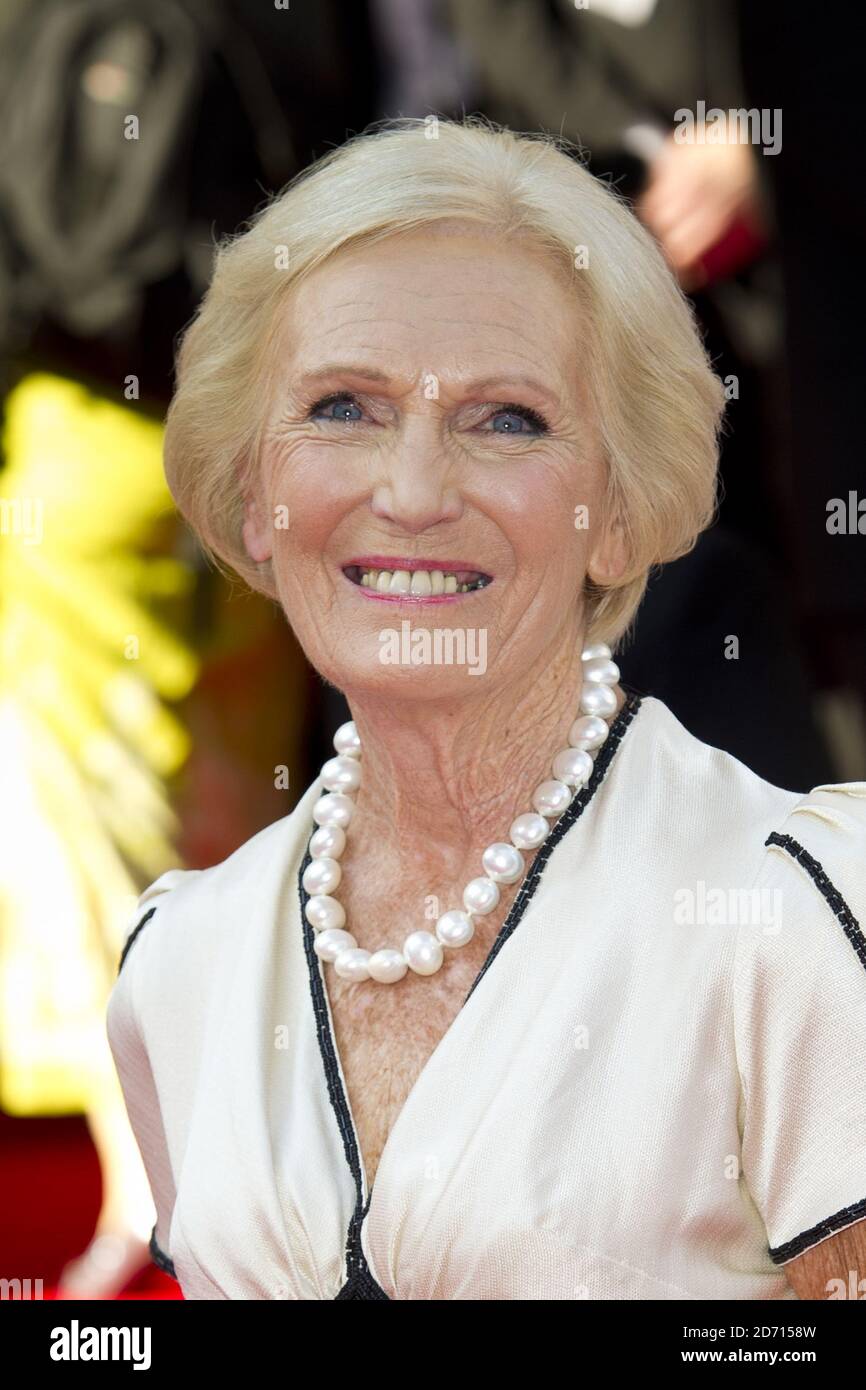 Mary Berry arriving at the 2014 Arqiva British Academy Television ...