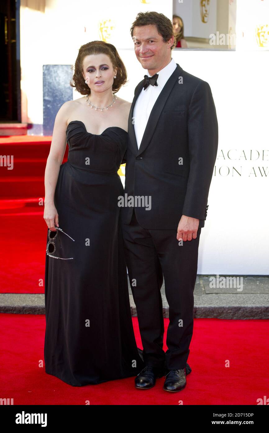 Helena Bonham Carter and Dominic West arriving at the 2014 Arqiva ...