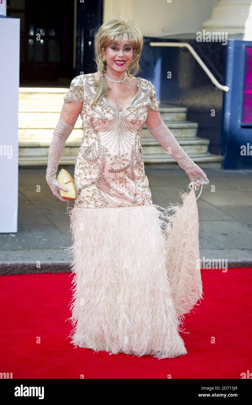 Sally Farmiloe arriving at the 2014 Arqiva British Academy Television ...