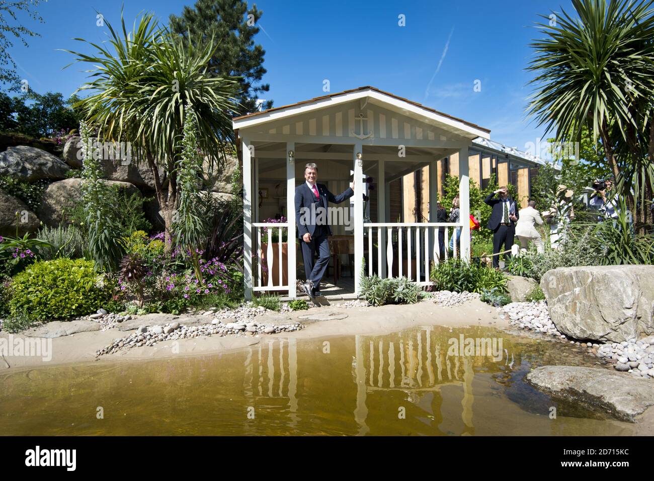 Alan Titchmarsh pictured in the Britain in Bloom garden, at the 2014 ...