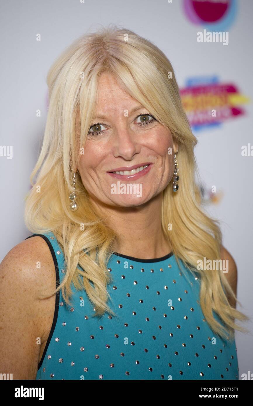 Gaby Roslin attending Lorraine's High Street Fashion awards, at ...