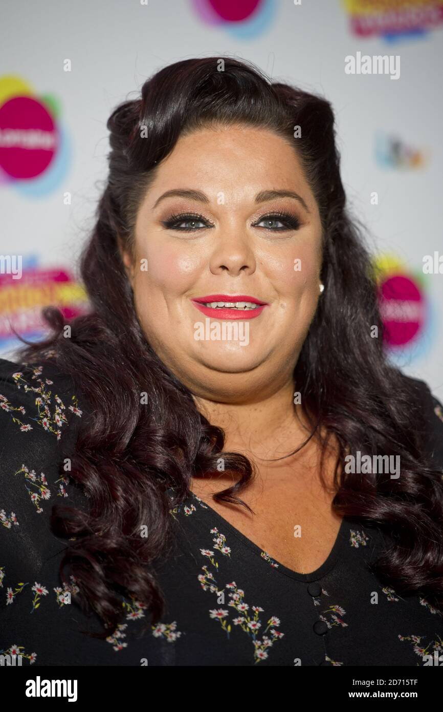 Lisa Riley attending Lorraine's High Street Fashion awards, at ...