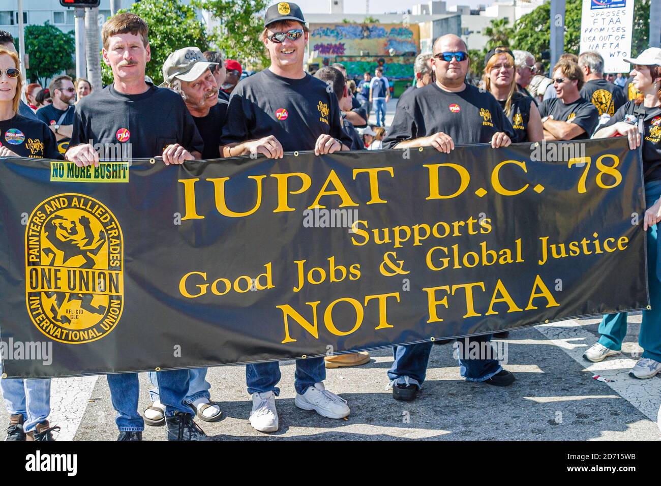 Trade union banner hi-res stock photography and images - Alamy