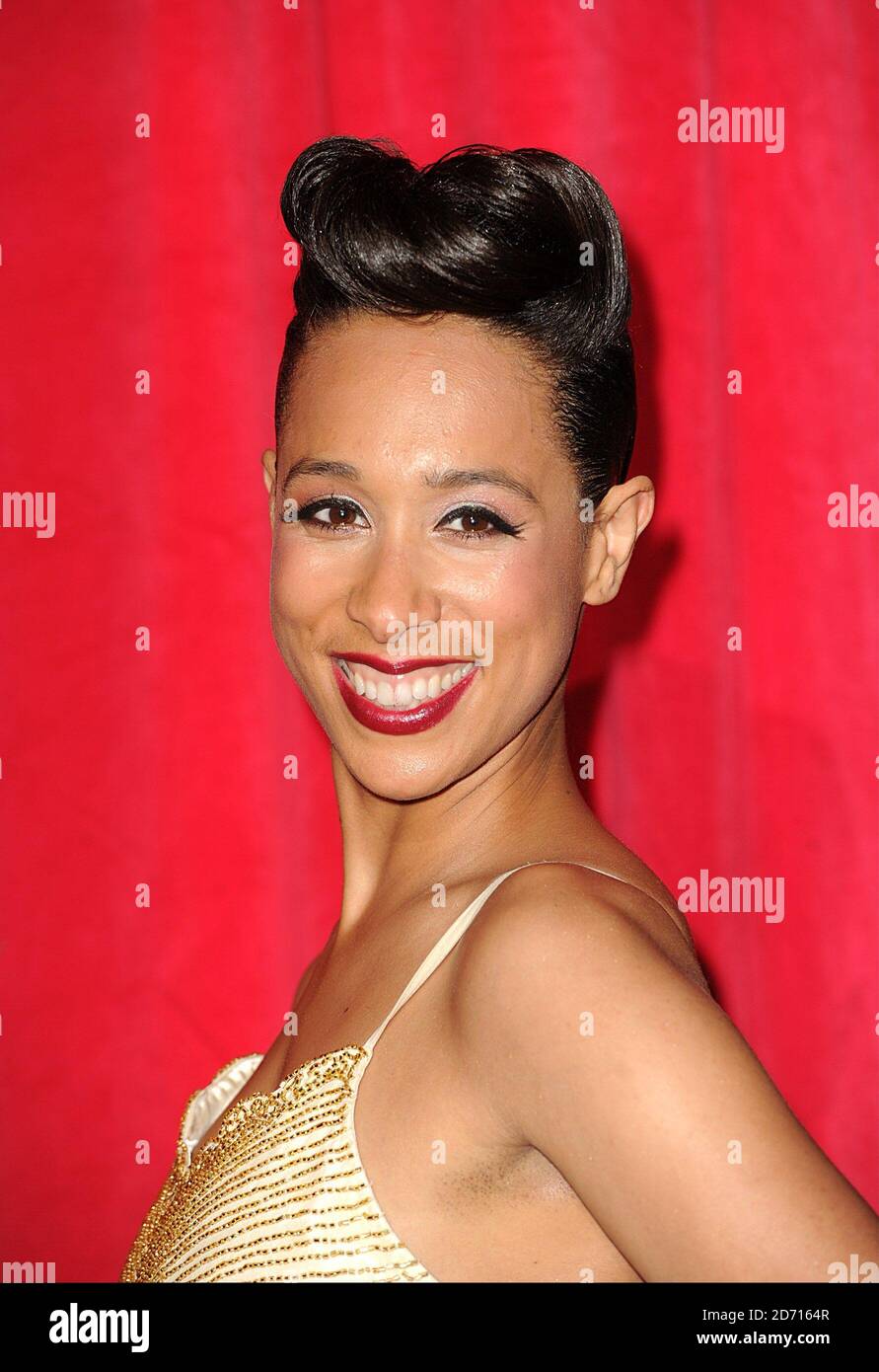 Rebecca Scroggs arriving for the 2014 British Soap Awards at The ...