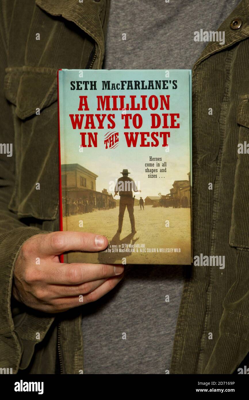 Seth MacFarlane pictured in Waterstones Piccadilly, London, where he ...