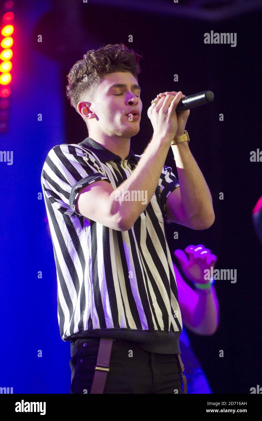 Josh Zare of Kingsland Road perform at the Hard Rock Rising truck tour ...