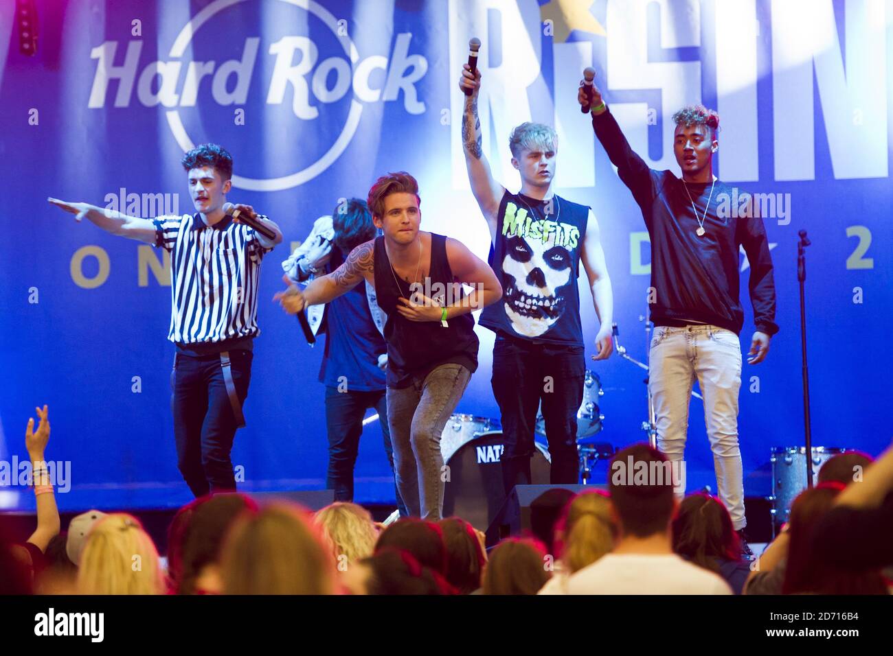Kingsland Road perform at the Hard Rock Rising truck tour, at the O2 ...