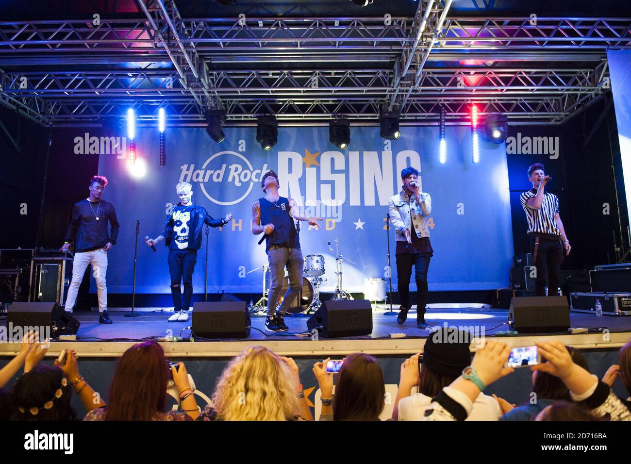 Kingsland Road perform at the Hard Rock Rising truck tour, at the O2 ...