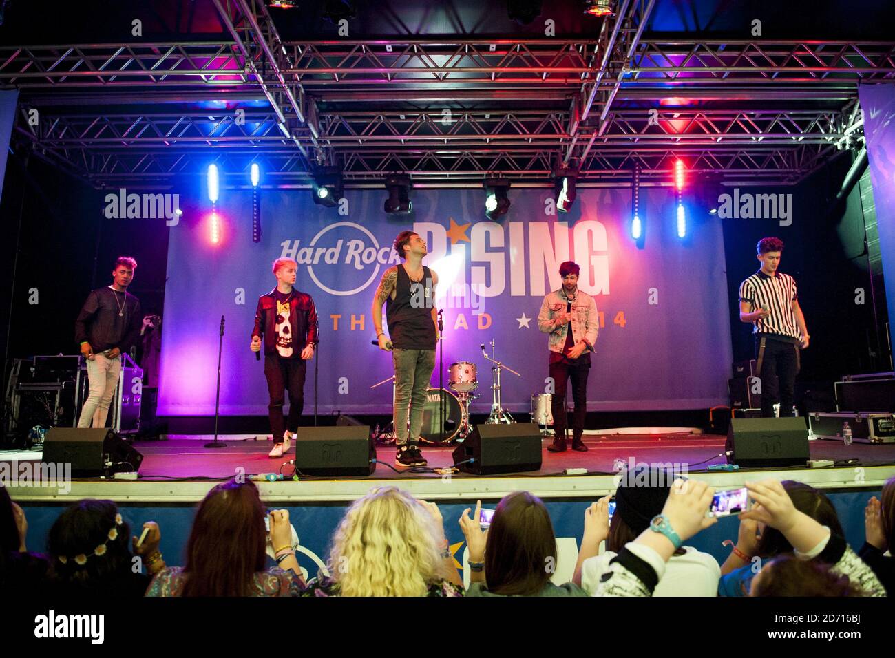Kingsland Road perform at the Hard Rock Rising truck tour, at the O2 ...