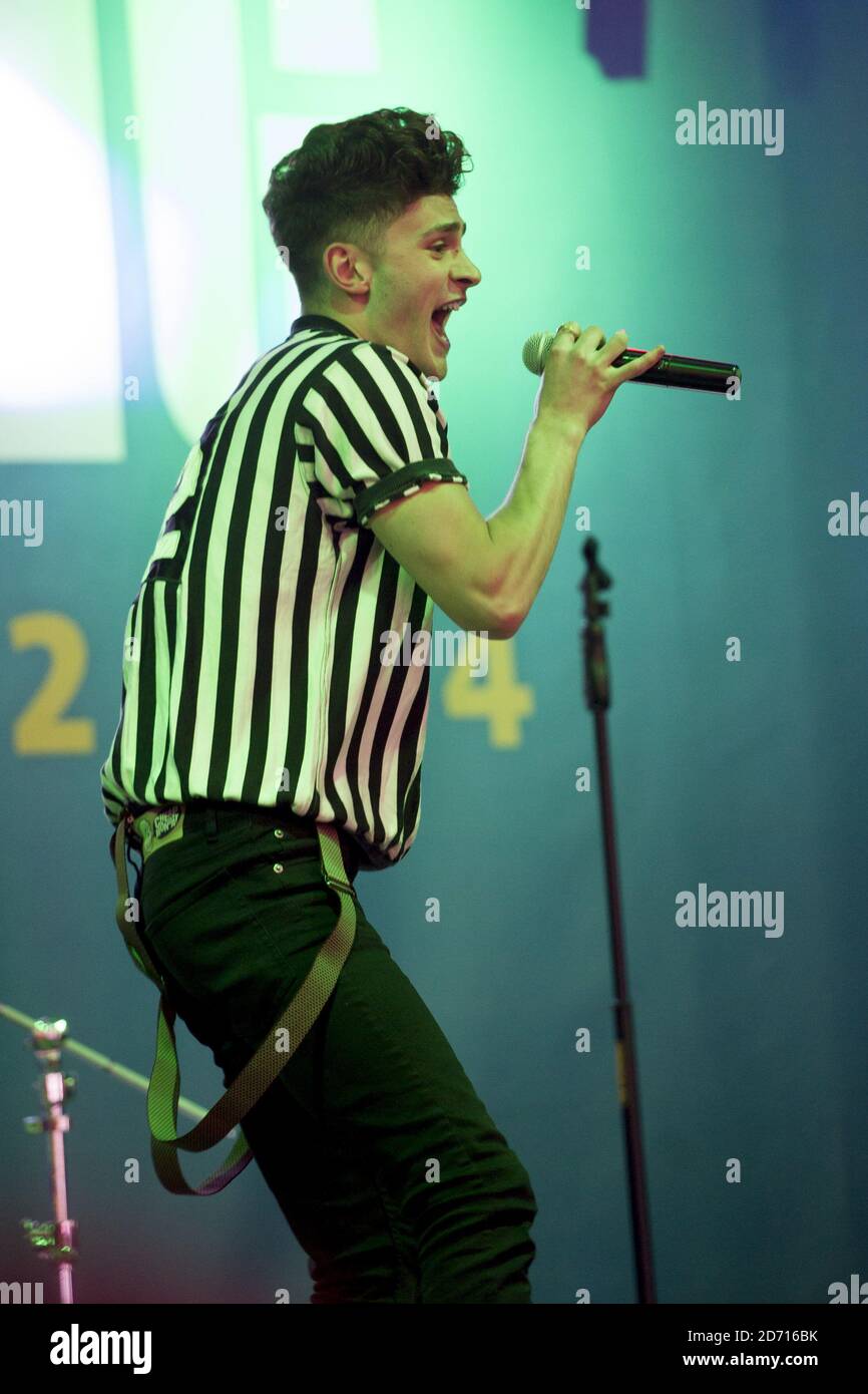 Josh Zare of Kingsland Road perform at the Hard Rock Rising truck tour ...