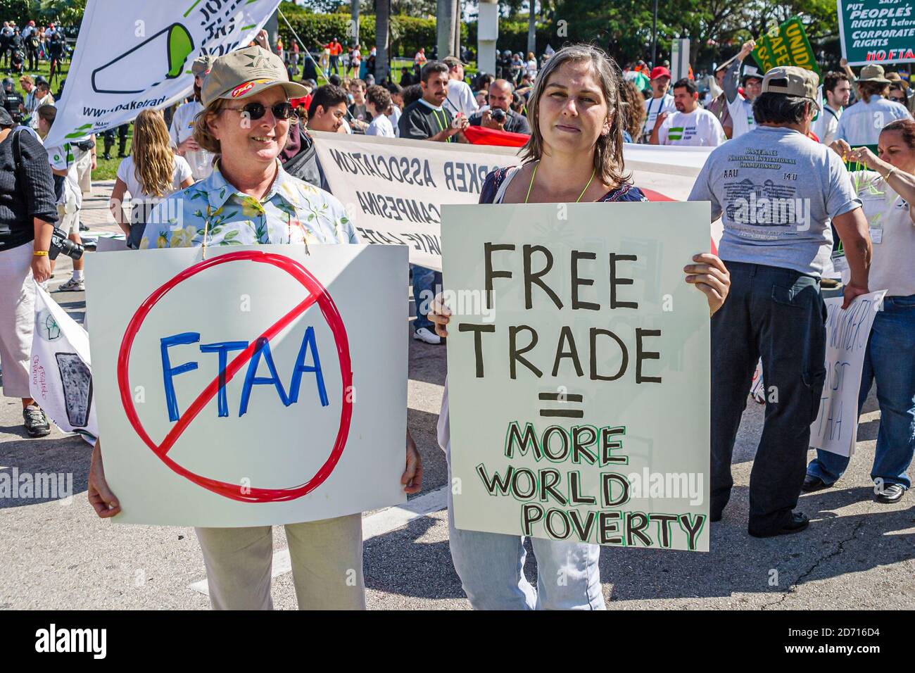 Free Trade Protests