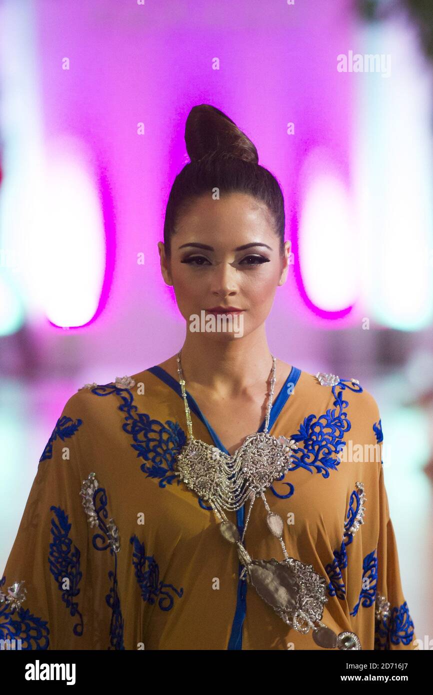 A model on the catwalk at the Fashion Parade Catwalk Show, which ...