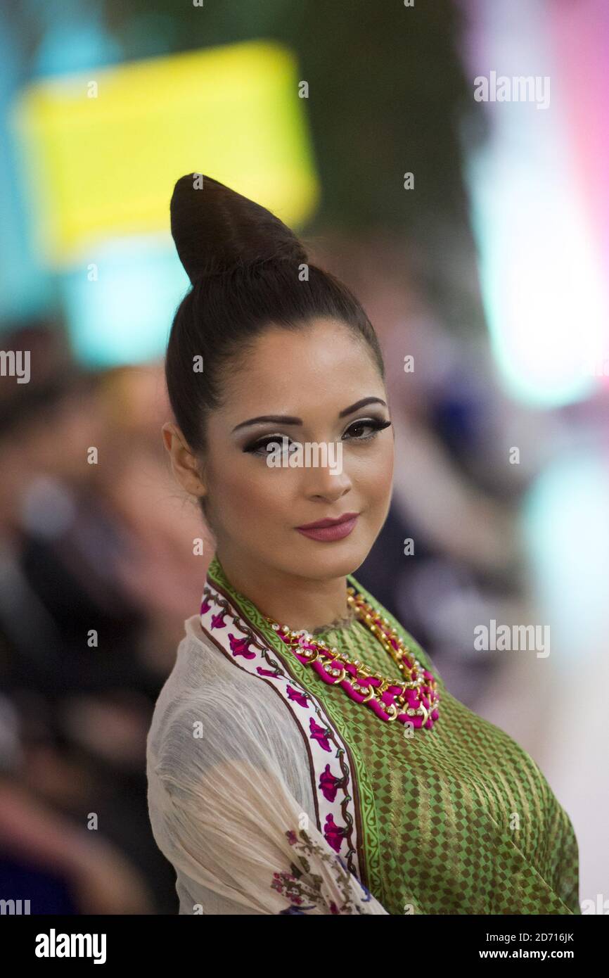 A model on the catwalk at the Fashion Parade Catwalk Show, which ...