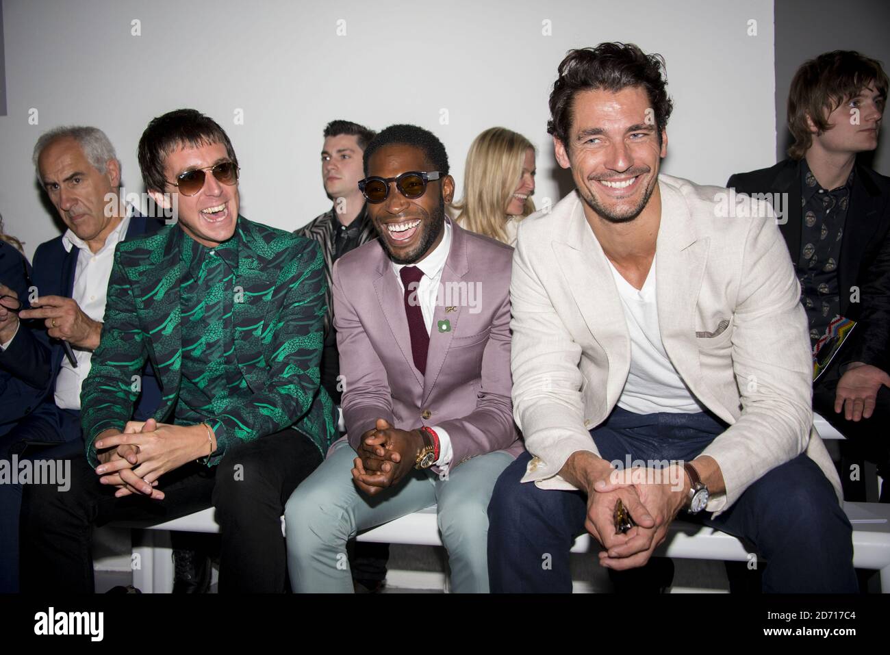 Miles Kane, Tinie Tempah and David Gandy on the front row at the A ...