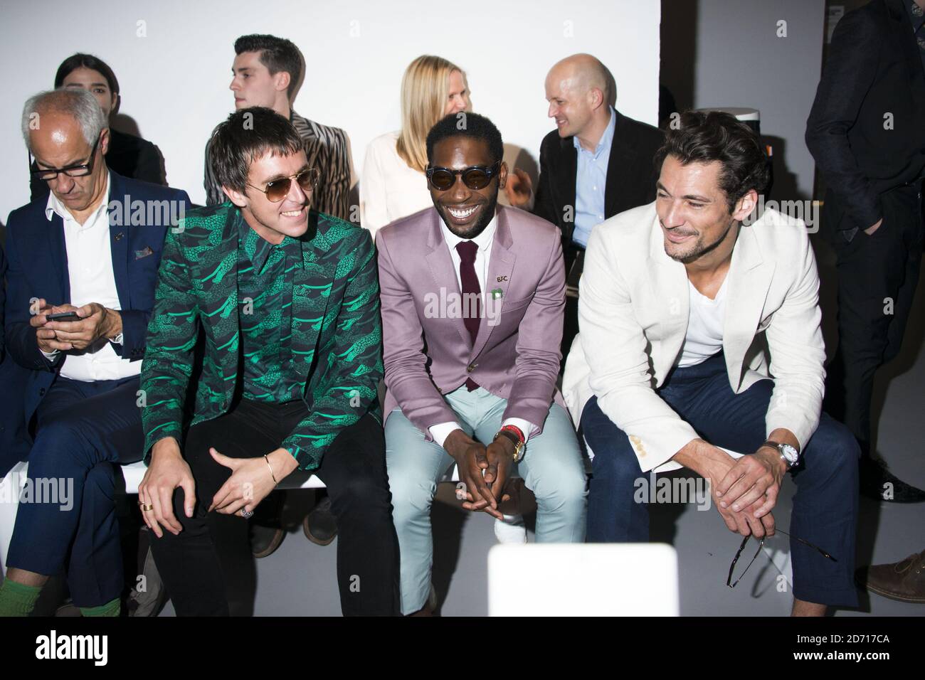 Miles Kane, Tinie Tempah and David Gandy on the front row at the A ...