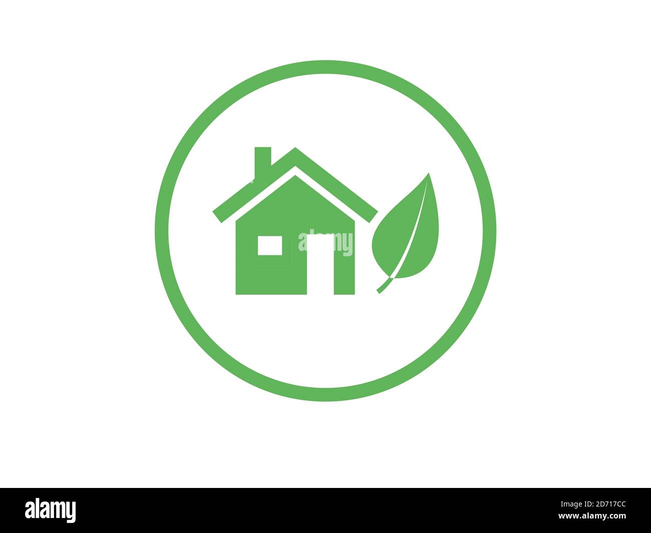 Button Smart Home Vector Isolated on White Background Stock Photo - Alamy