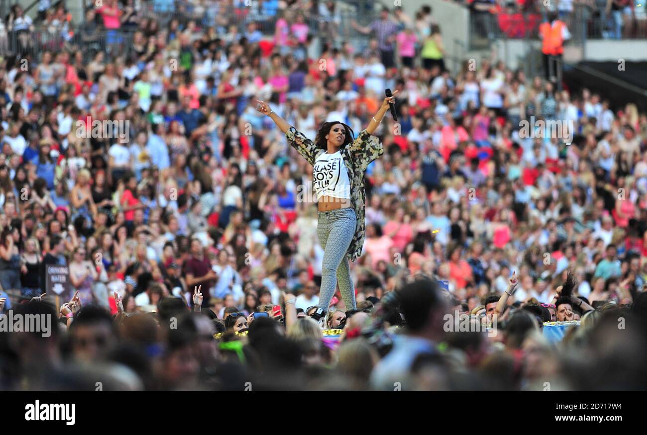 Kelli-Leigh performing with Duke Dumont during Capital FM's Summertime ...