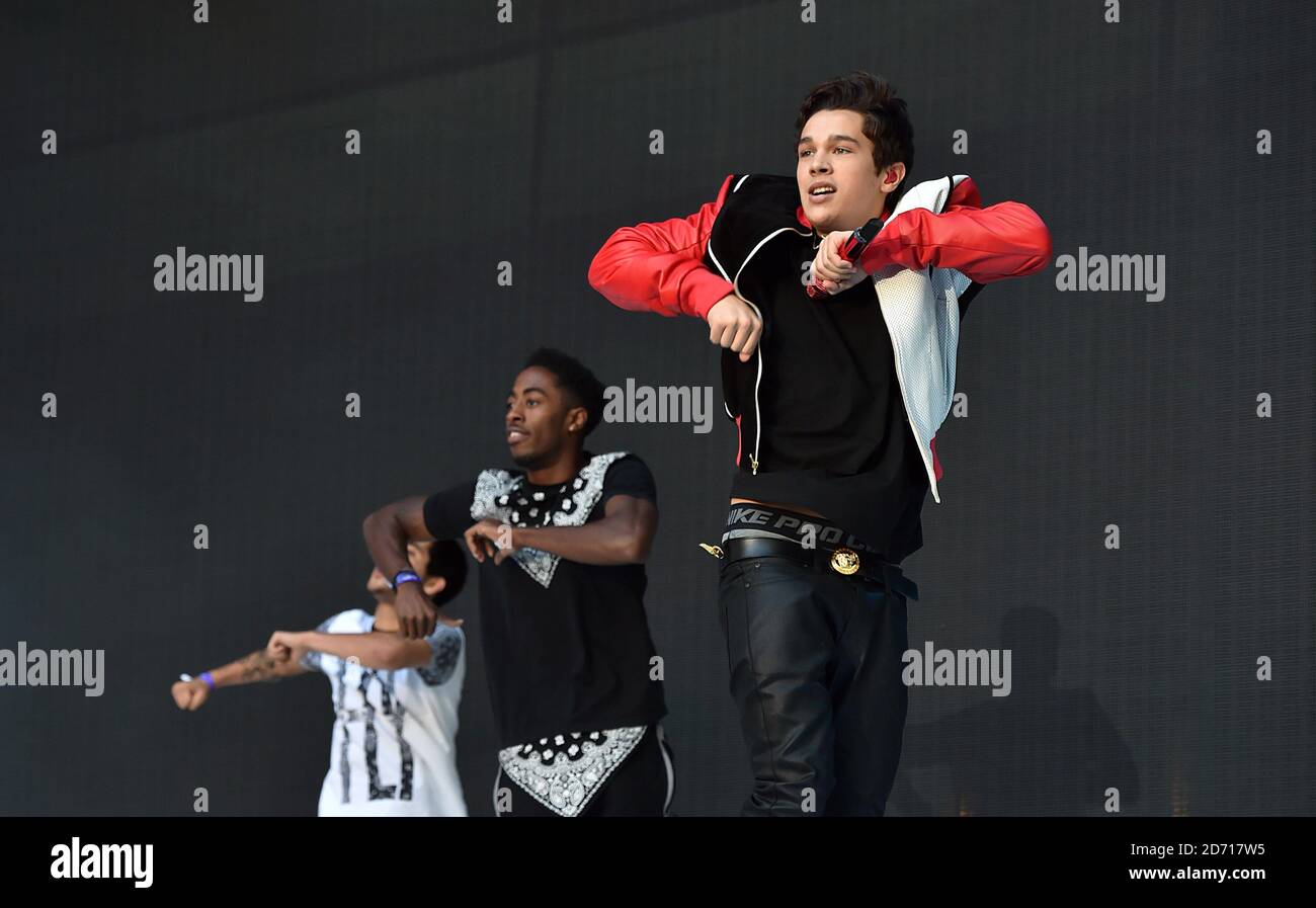 Austin Mahone performs during Capital FM's Summertime Ball at Wembley ...