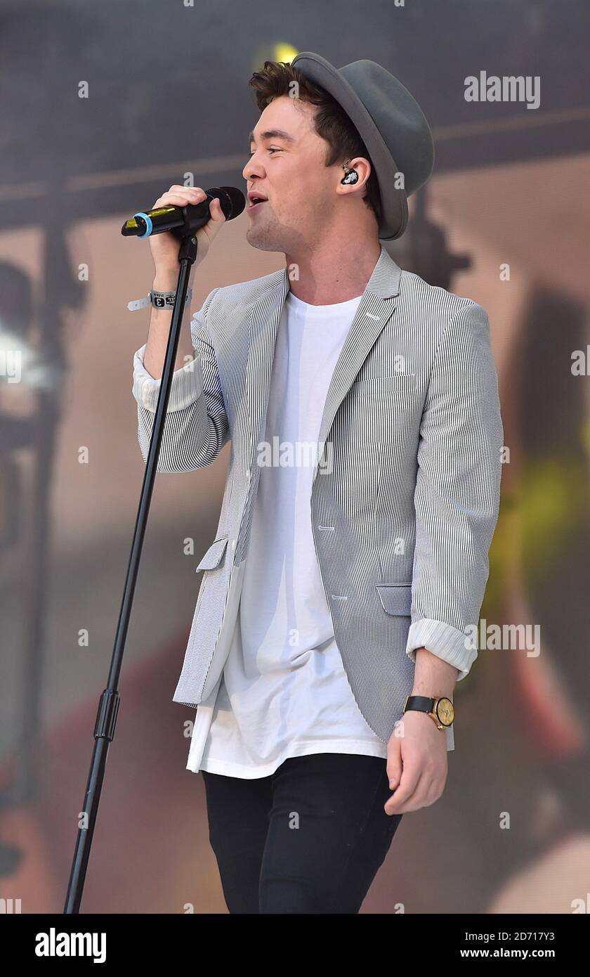 Jake Roche of Rixton performs during Capital FM's Summertime Ball at ...