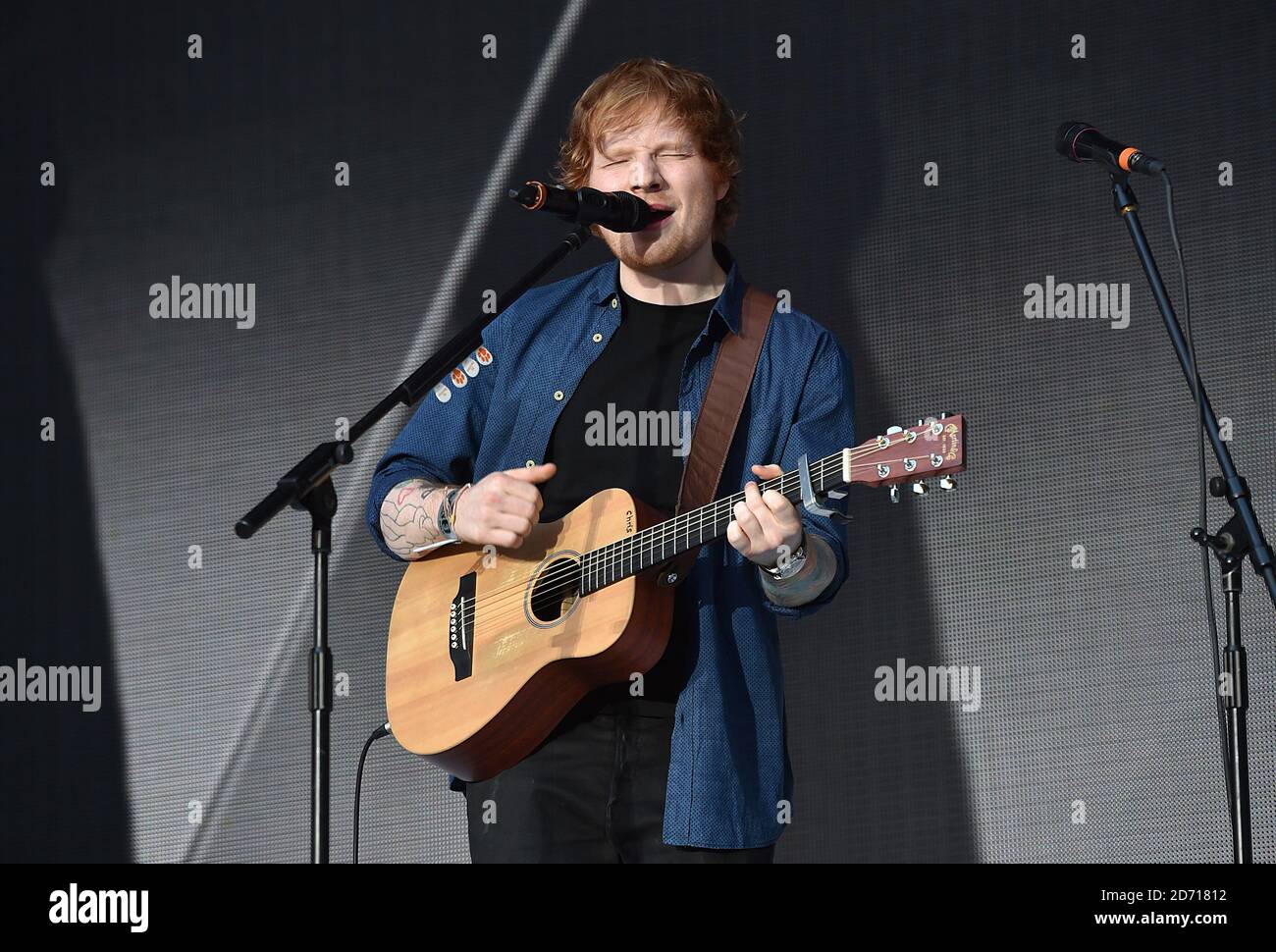Ed sheeran capital fms summertime ball wembley stadium hi-res stock ...