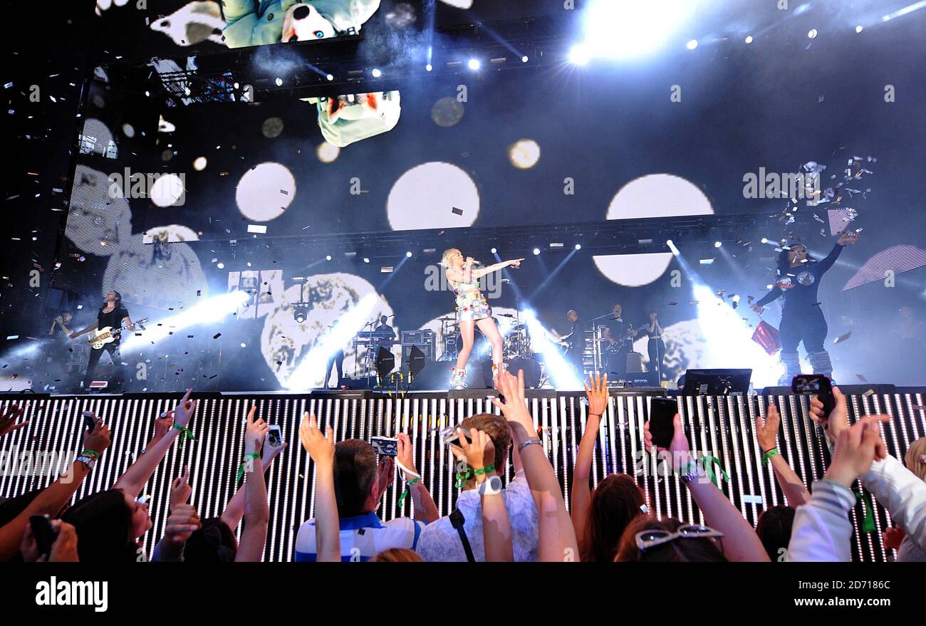 Miley Cyrus performs during Capital FM's Summertime Ball at Wembley ...
