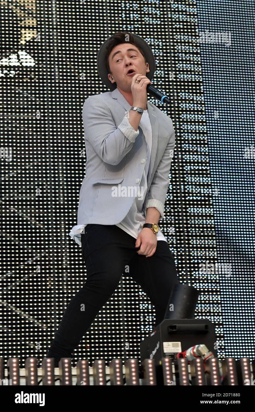 Jake Roche of Rixton performs during Capital FM's Summertime Ball at ...