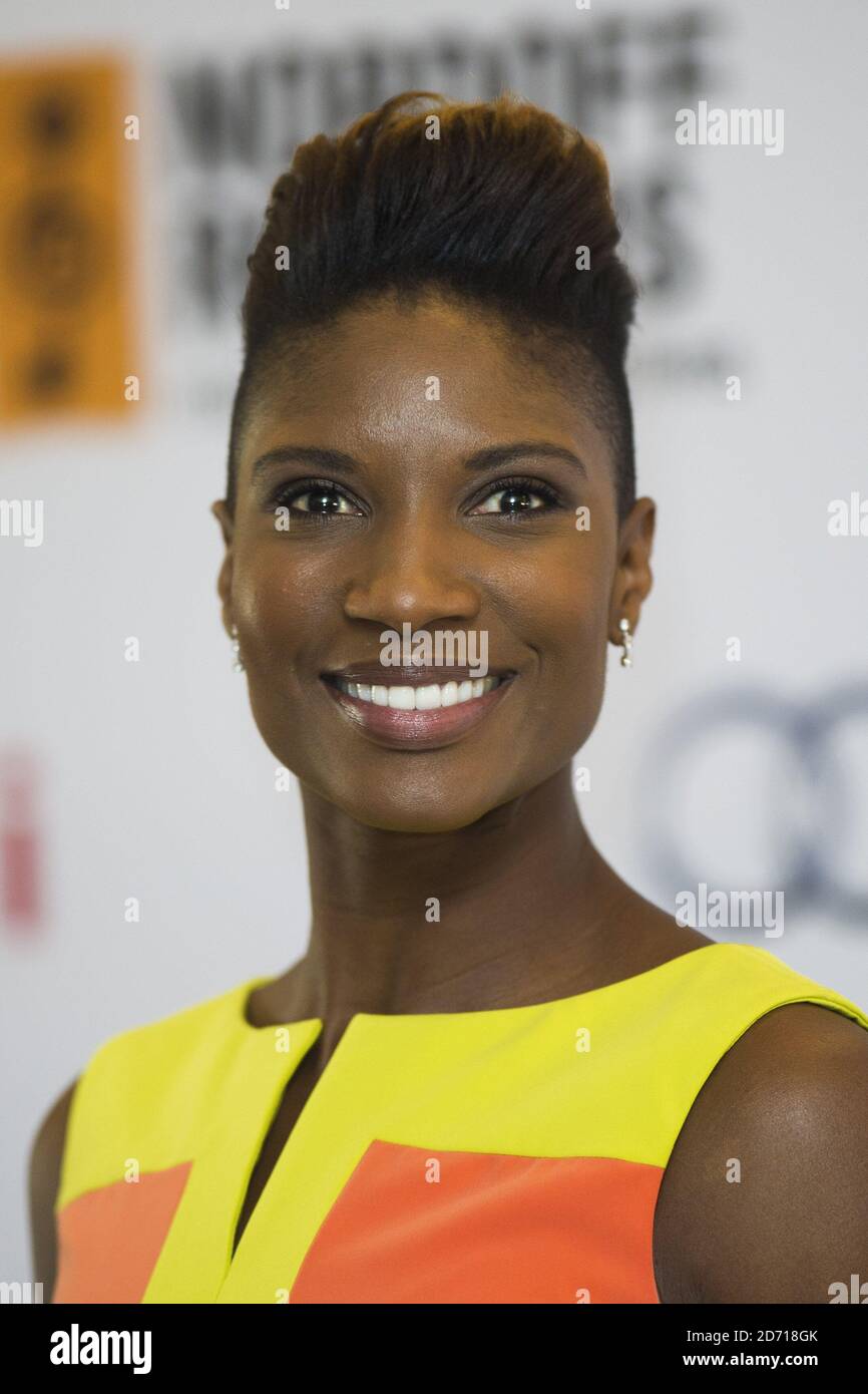 Denise Lewis attending the Silver Clef Awards, at the Hilton Park Lane ...