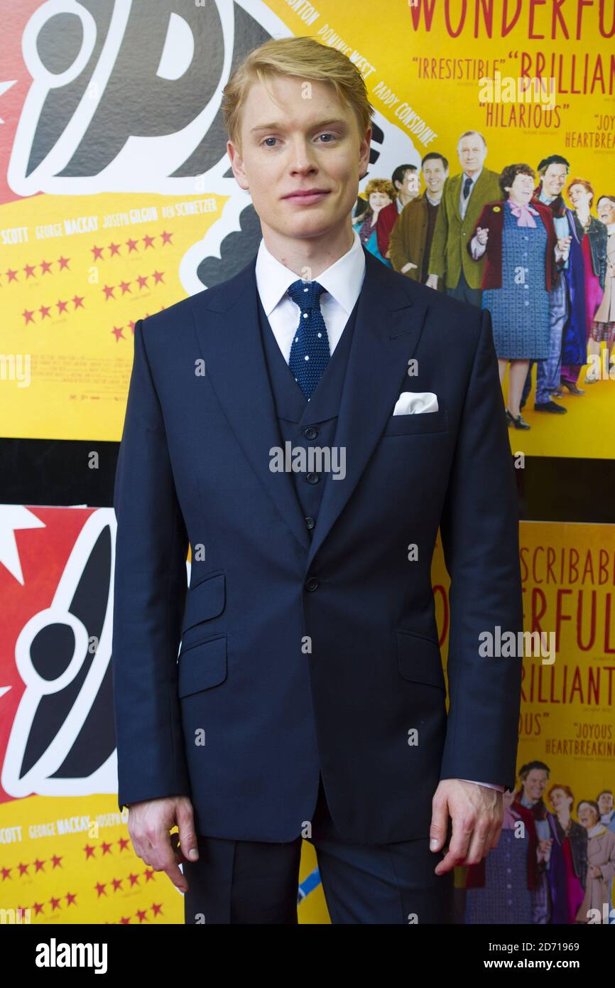 Freddie Fox Attending The Premiere Of Pride At The Odeon Cinema In