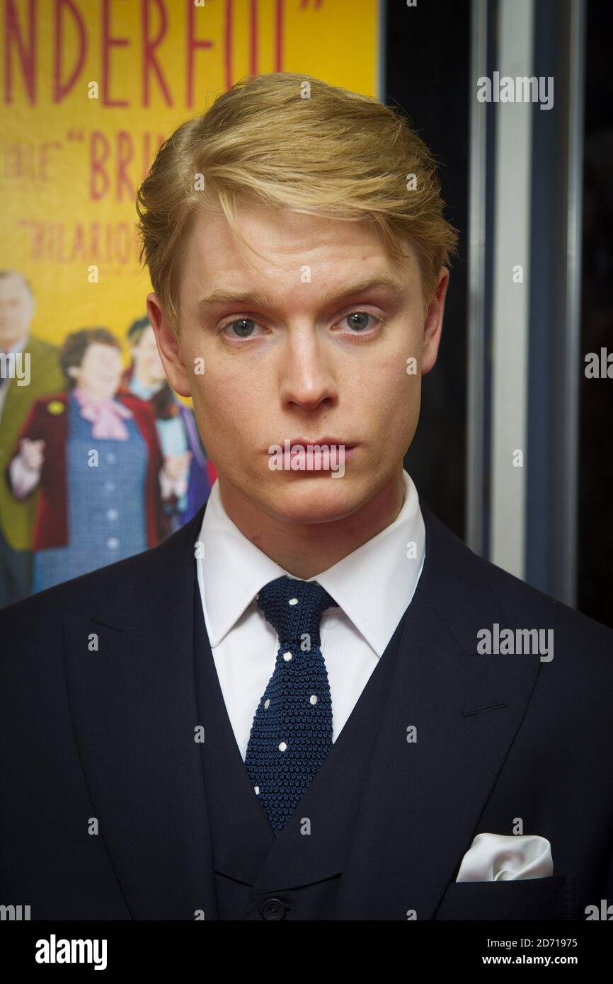 Freddie Fox attending the premiere of Pride, at the odeon cinema in ...