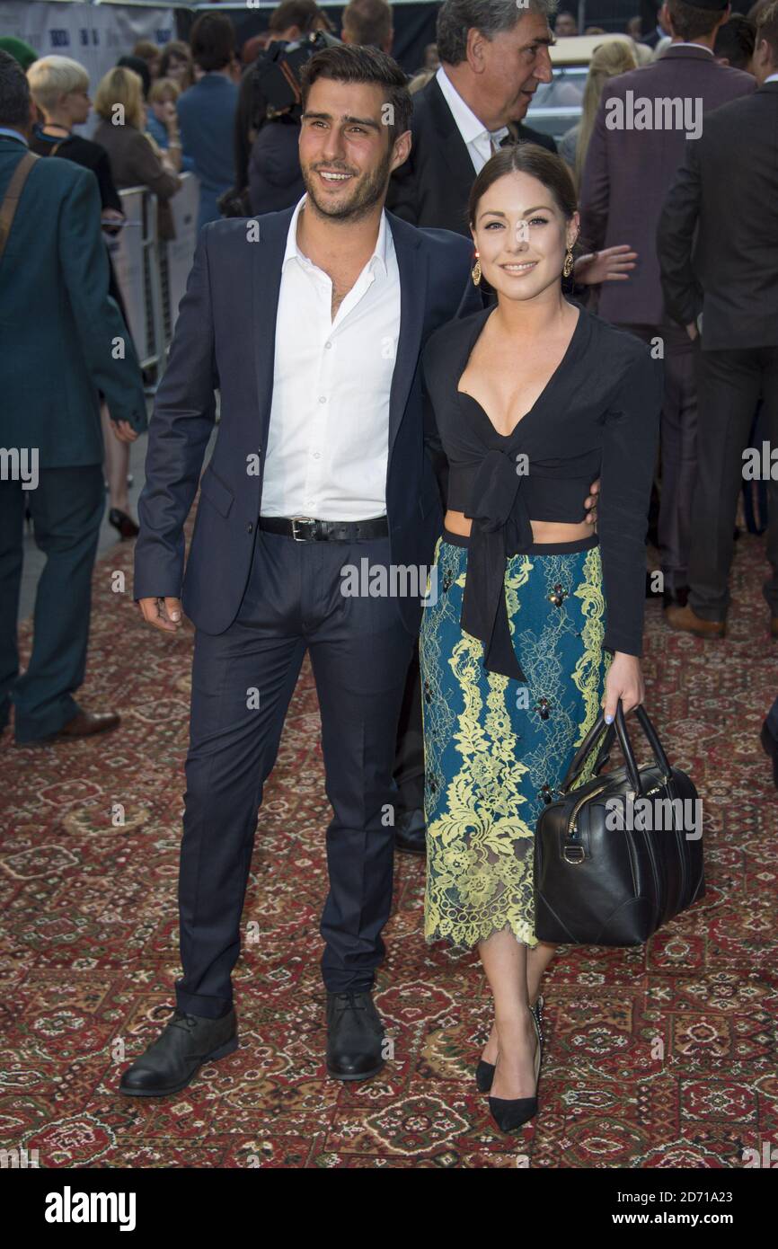 Louise Thompson and Alik Alfus attending a charity screening of the ...