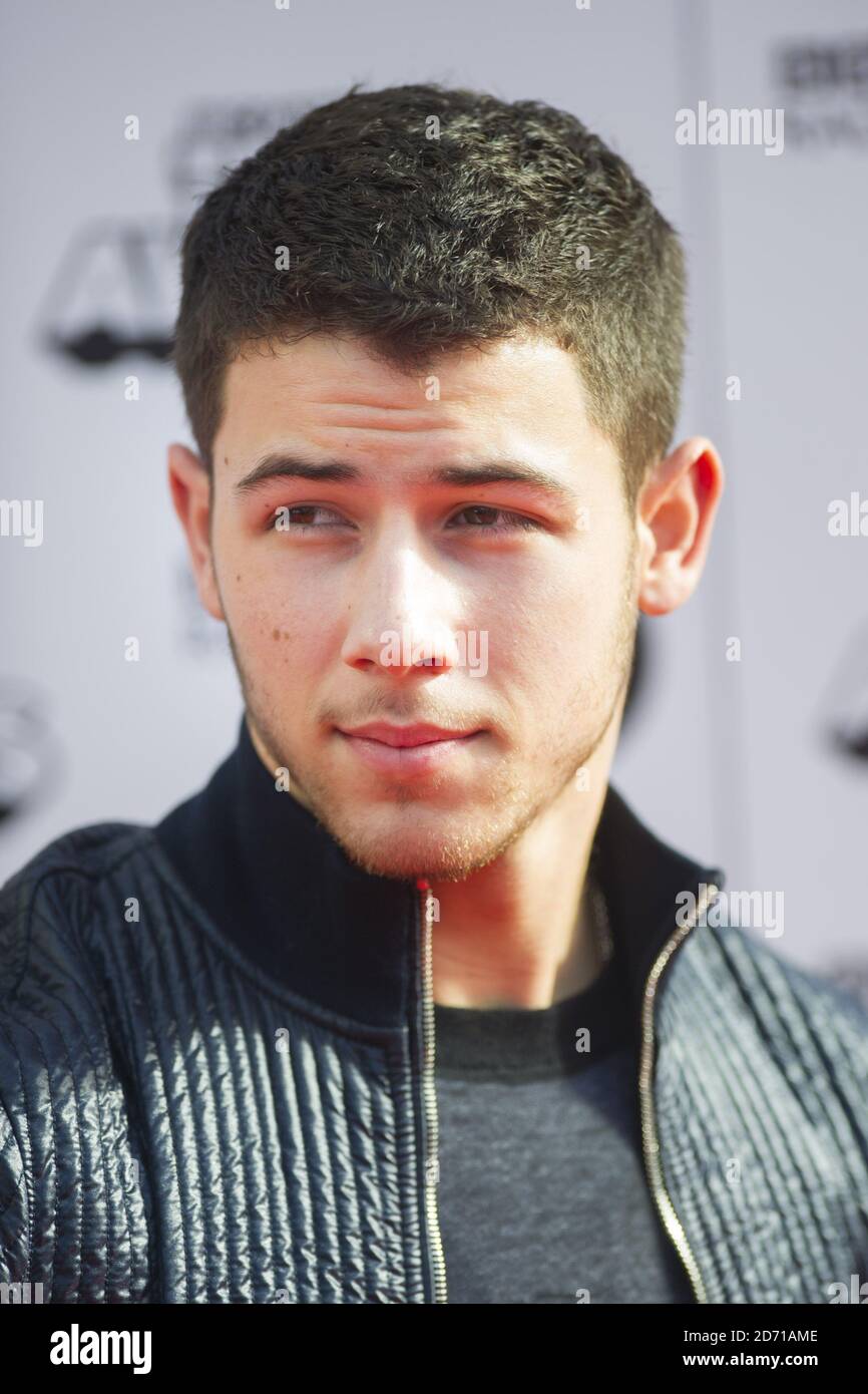 Nick Jonas attending the Radio 1 Teen Awards, held at Wembley Arena in ...