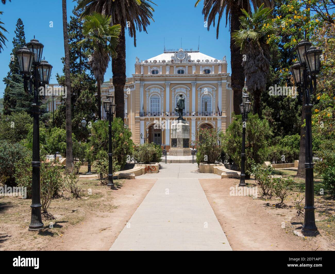 City palace. Town Salta in the north of Argentina located in the ...