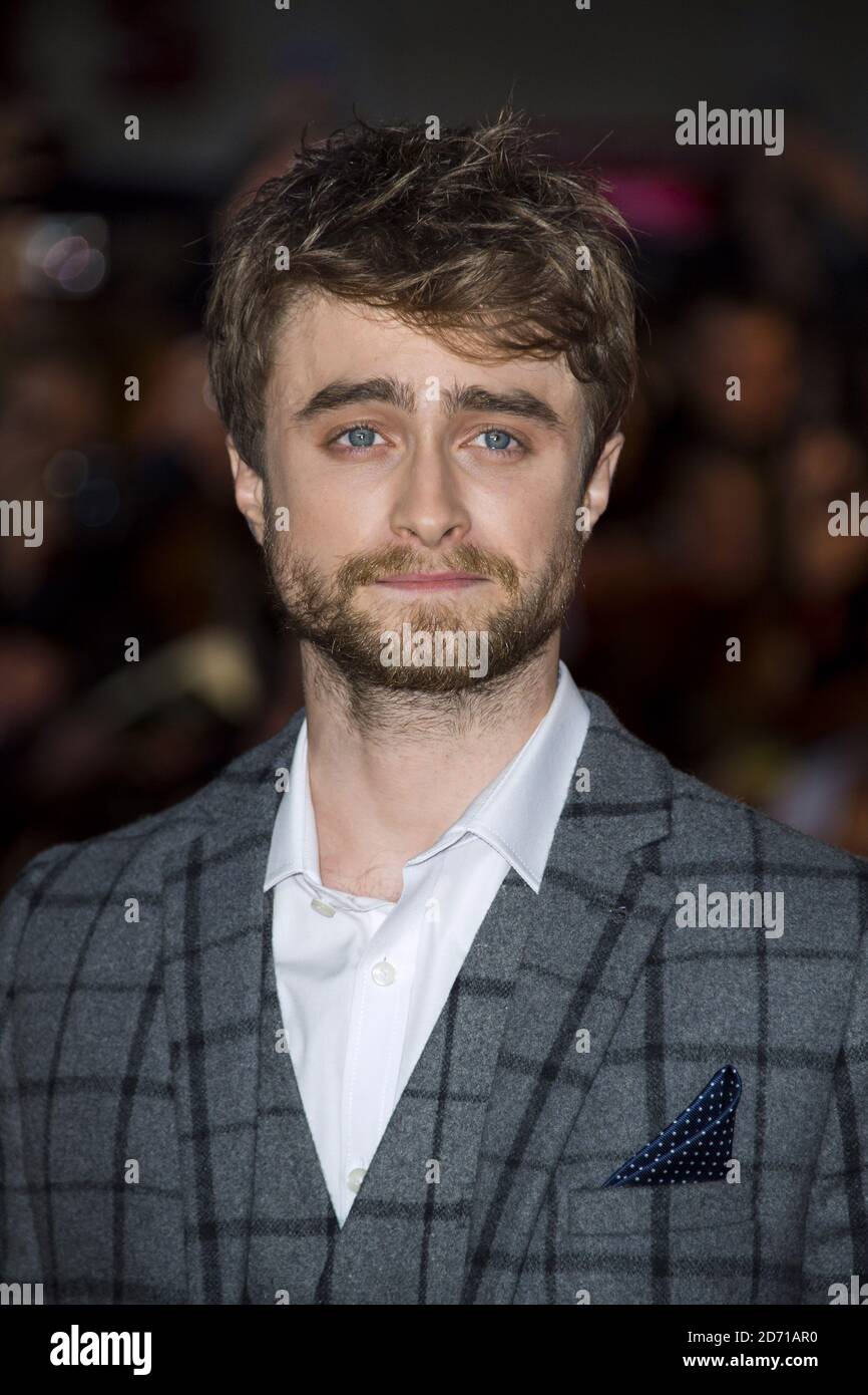 Daniel Radcliffe attending the premiere of Horns, at the Odeon Cinema ...