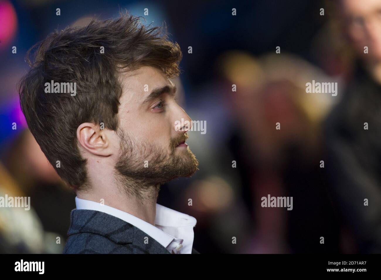 Daniel Radcliffe attending the premiere of Horns, at the Odeon Cinema ...