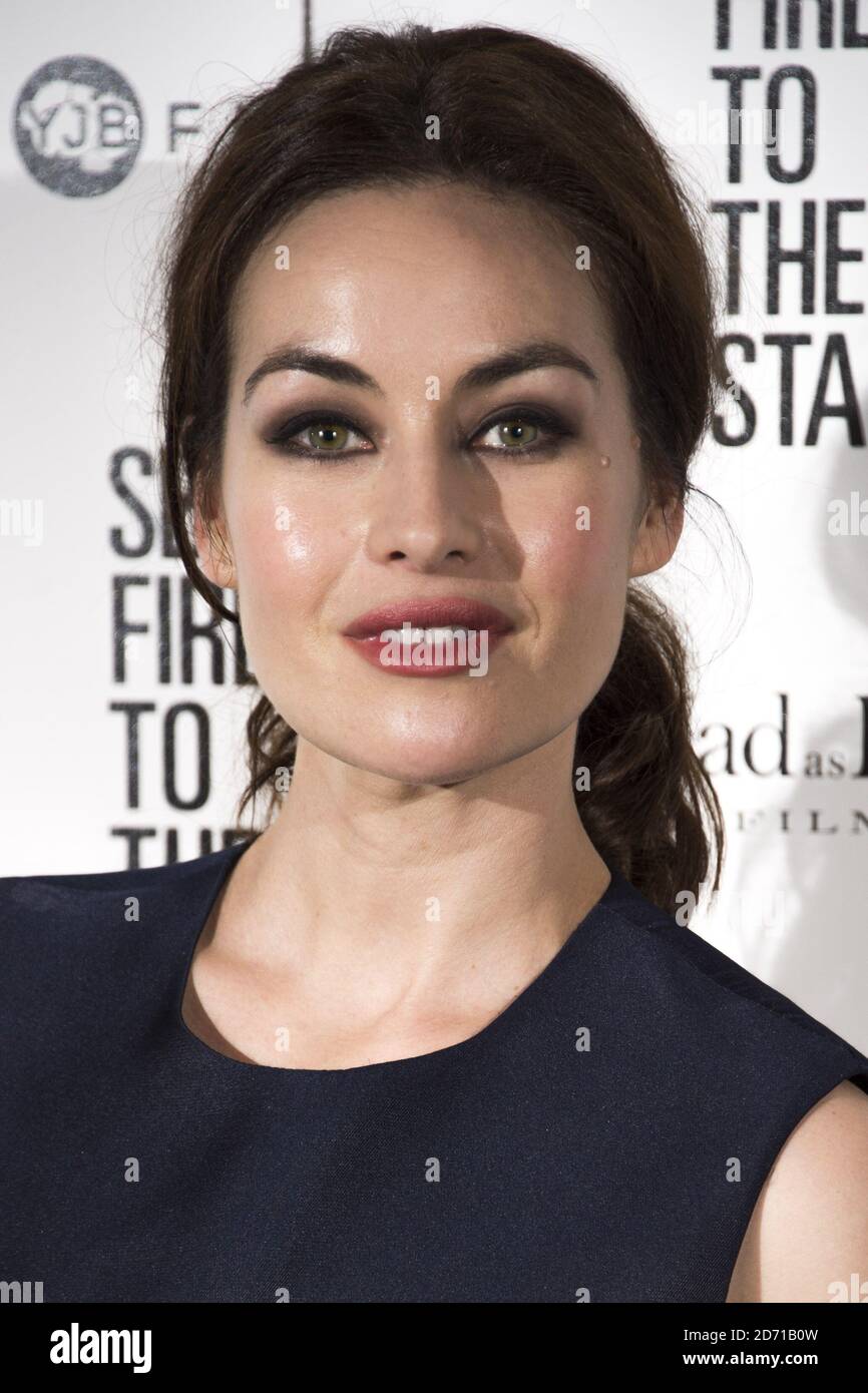 Maimie McCoy attending the premiere of Set Fire to the Stars, at the ...