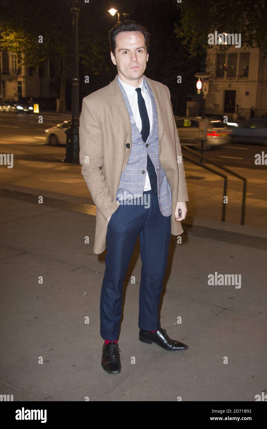 Andrew Scott attending the Stonewall Awards, at the V&A Museum in west ...