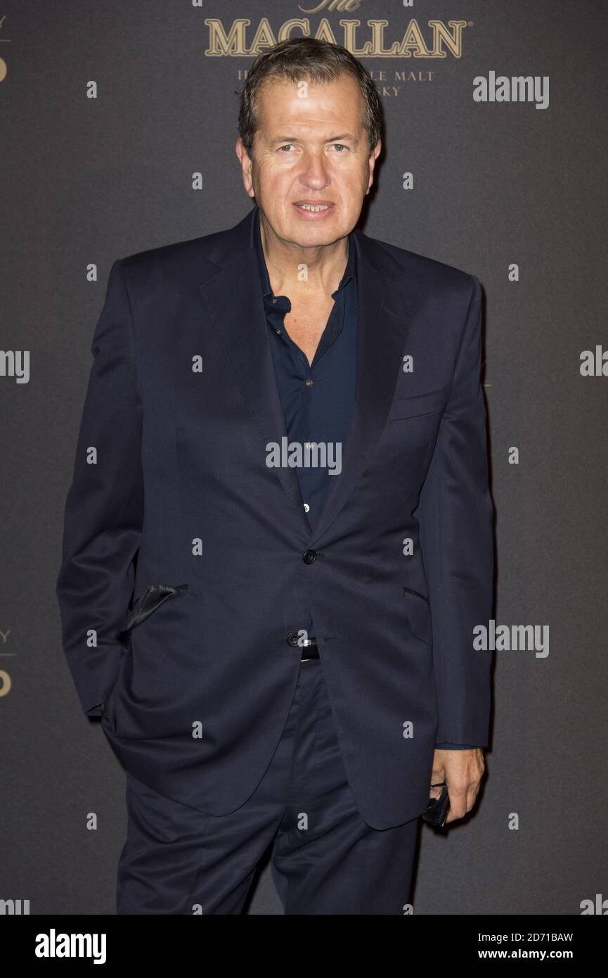 Mario Testino attending the Macallan Masters of Photography: Mario ...