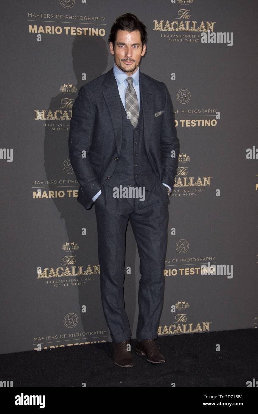 David Gandy attending the Macallan Masters of Photography: Mario ...