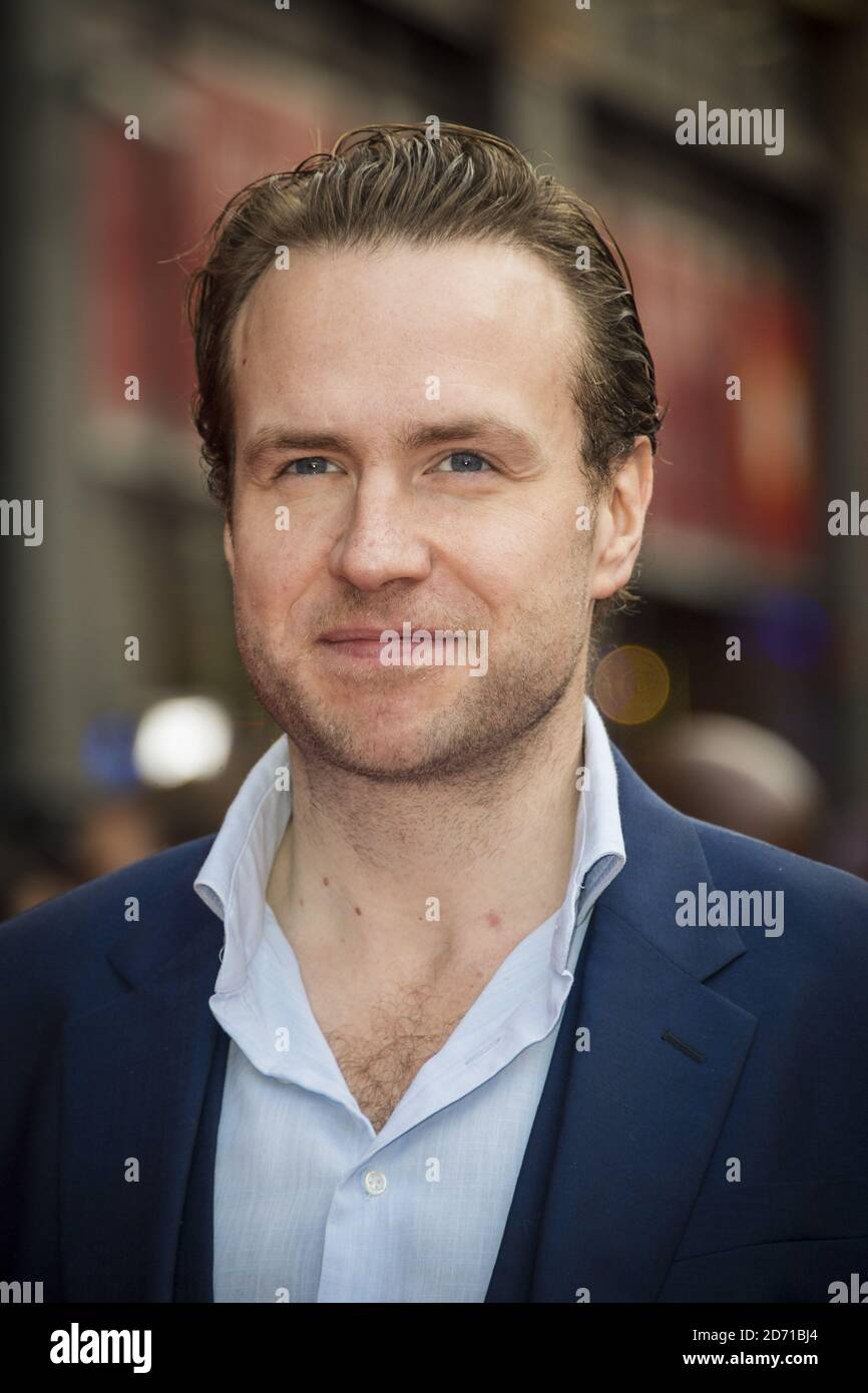 Rafe Spall attending the premiere of Get Santa, at the Vue cinema in ...