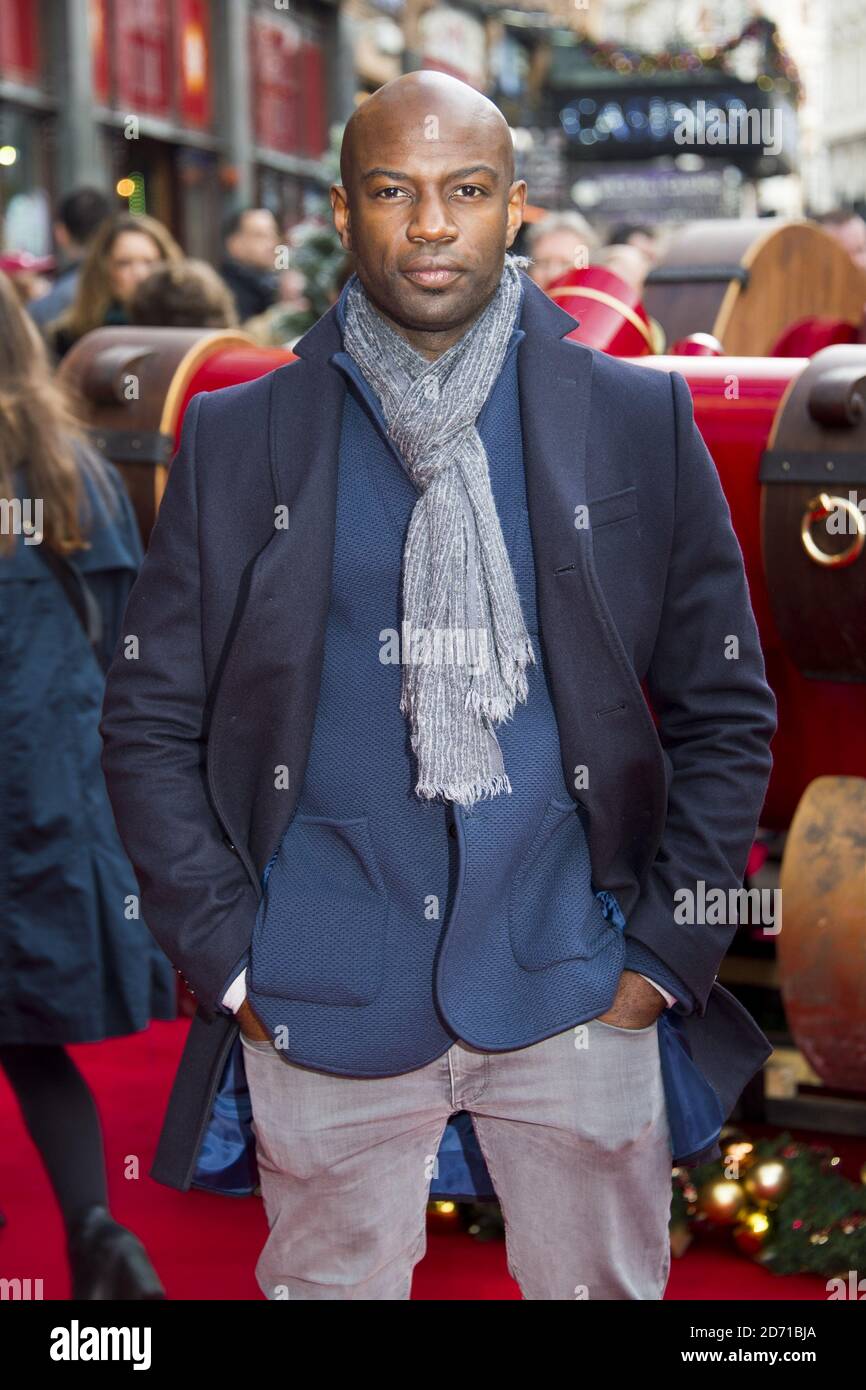 David Gyasi attending the premiere of Get Santa, at the Vue cinema in ...
